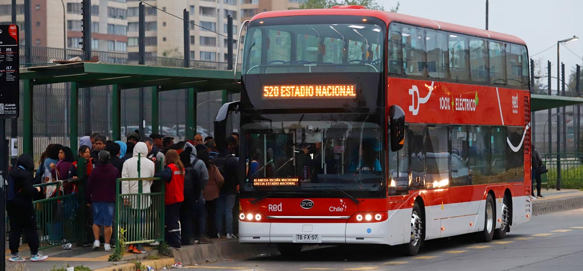 Exitoso debut de buses eléctricos de 2 pisos de Red Movilidad - Red ...